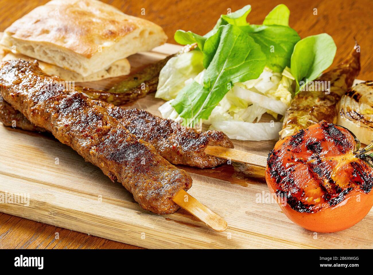 Turkish cuisine flavored meatballs Stock Photo - Alamy
