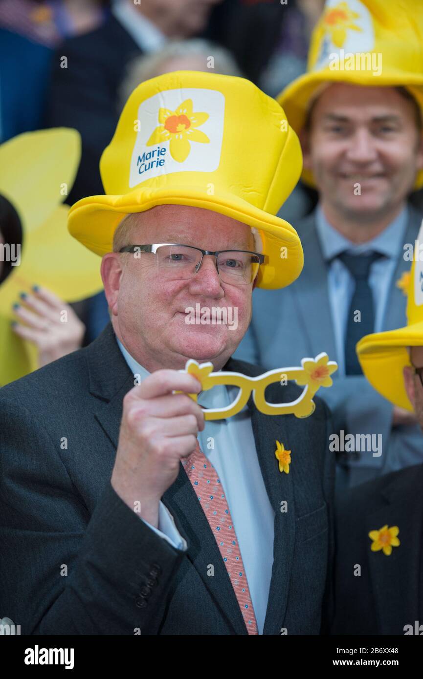 Edinburgh, UK. 12th Mar, 2020. Pictured: Jackson Carlaw MSP - Leader of ...