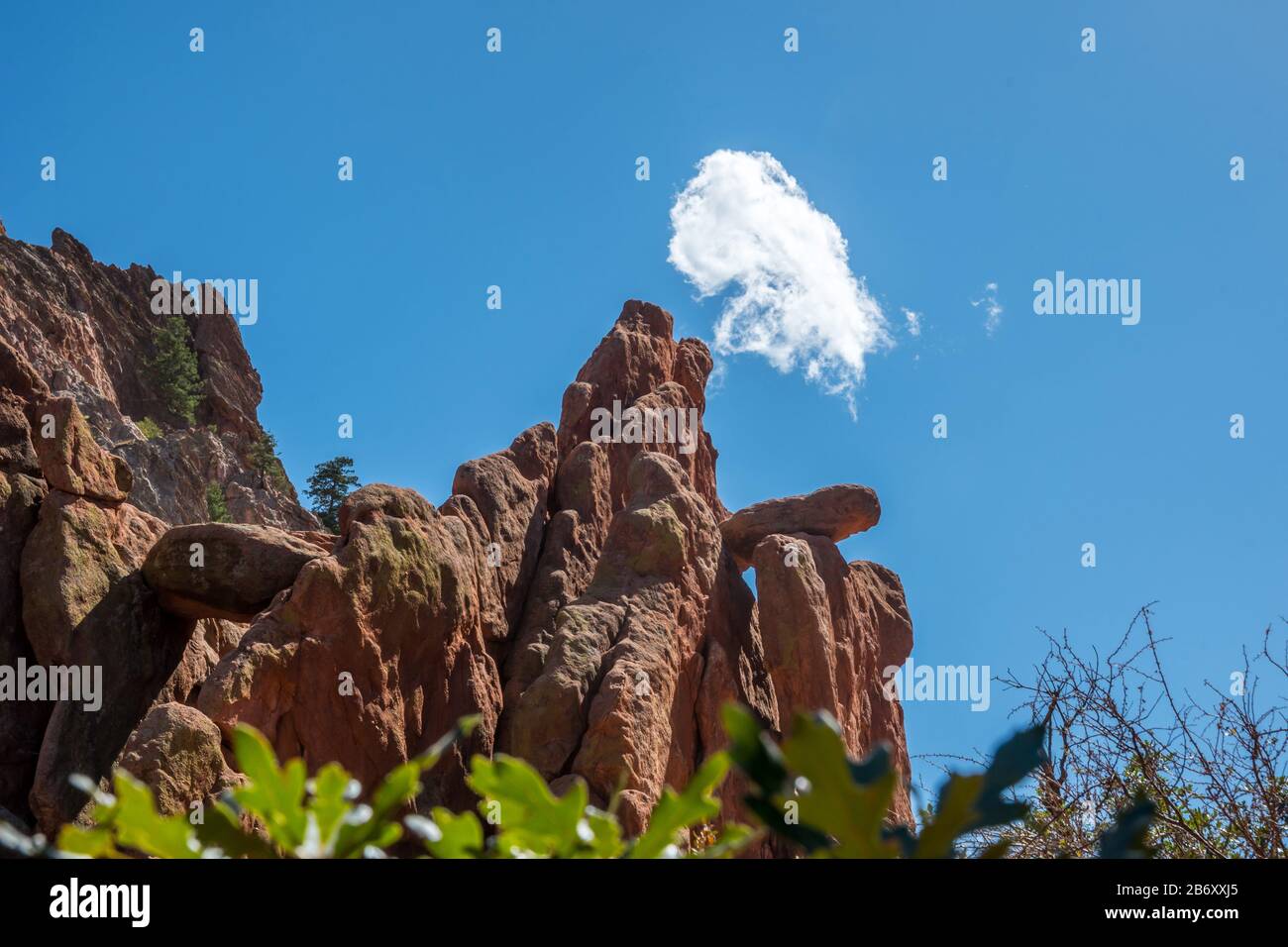 The Cathedral Spires in Colorado Springs, Colorado Stock Photo - Alamy