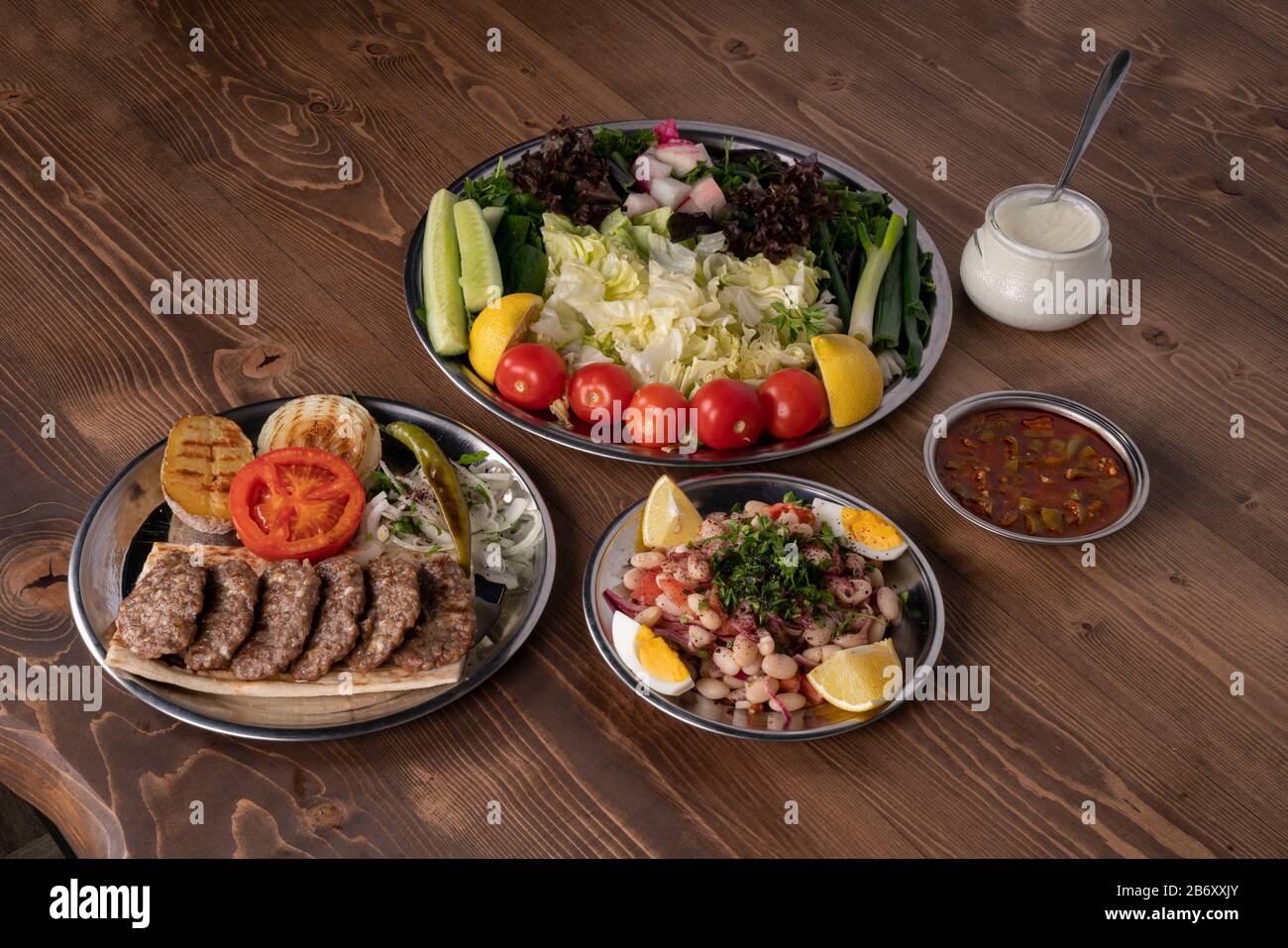 Turkish cuisine flavored meatballs Stock Photo - Alamy