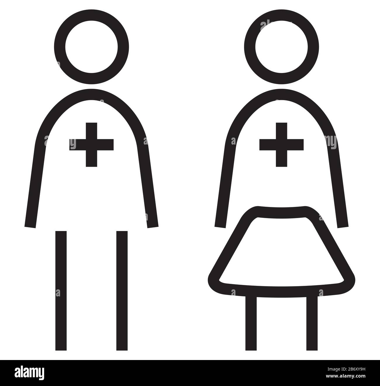 Pictogram gender hi-res stock photography and images - Alamy