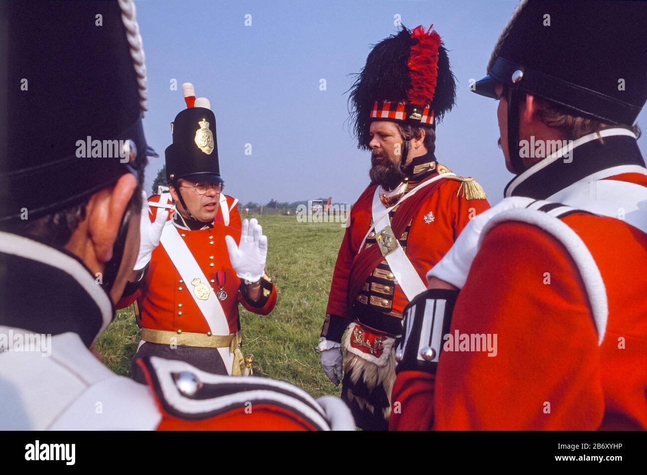 The Battle of Waterloo 175th anniversary re-enactment on June 19th 1990 ...
