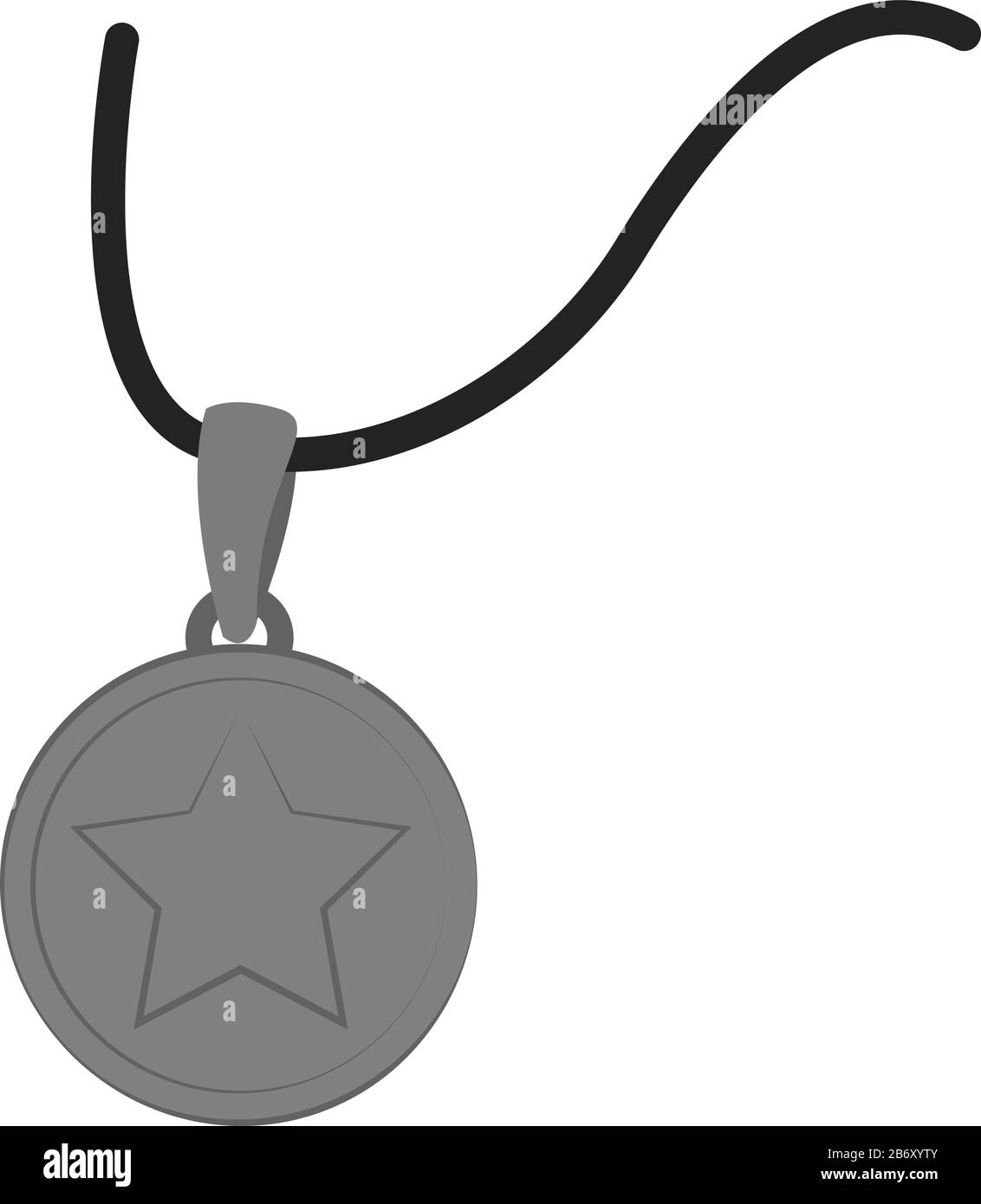 Pendant neckles, illustration, vector on white background Stock Vector ...