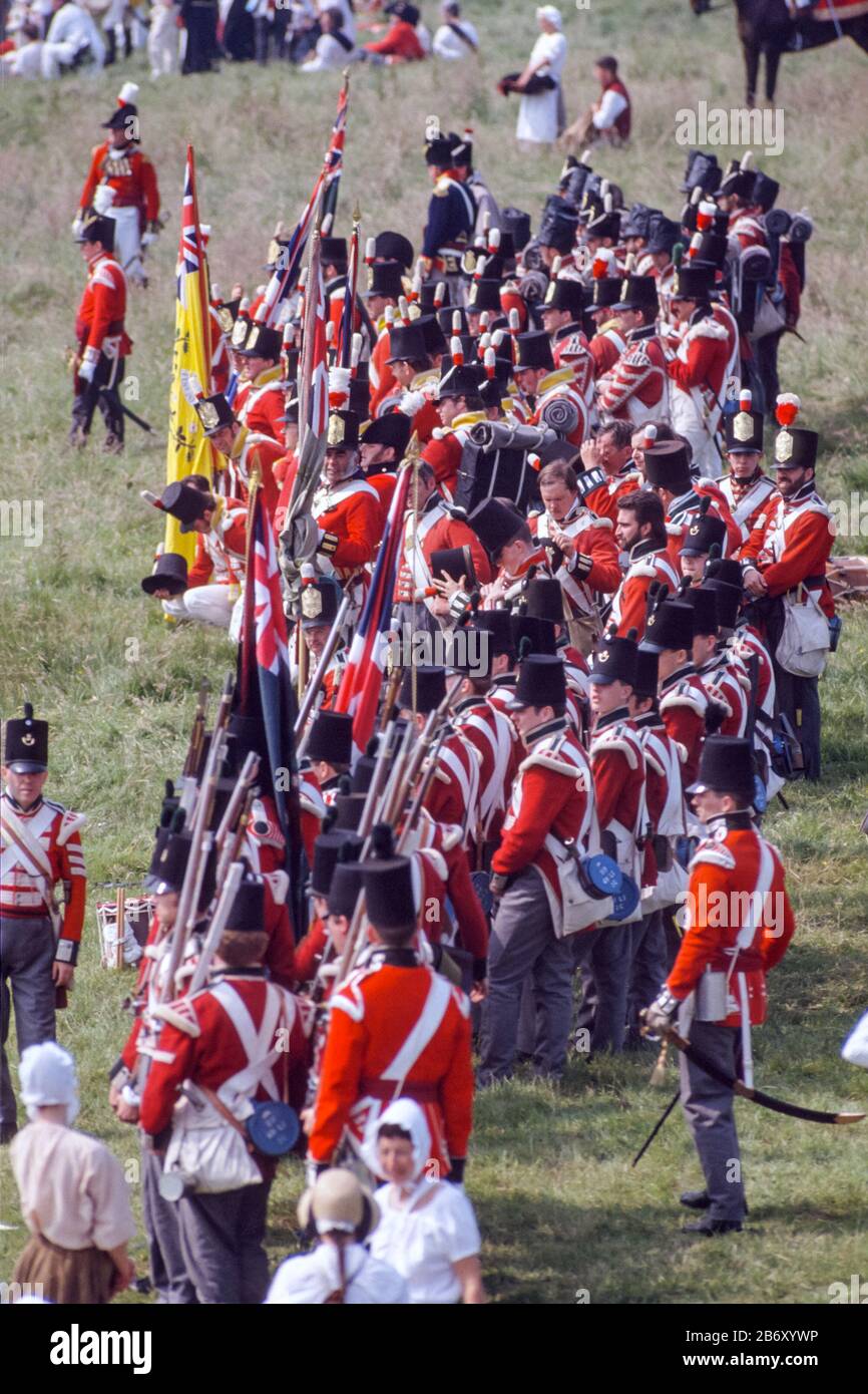 The Battle of Waterloo 175th anniversary re-enactment on June 19th 1990 ...