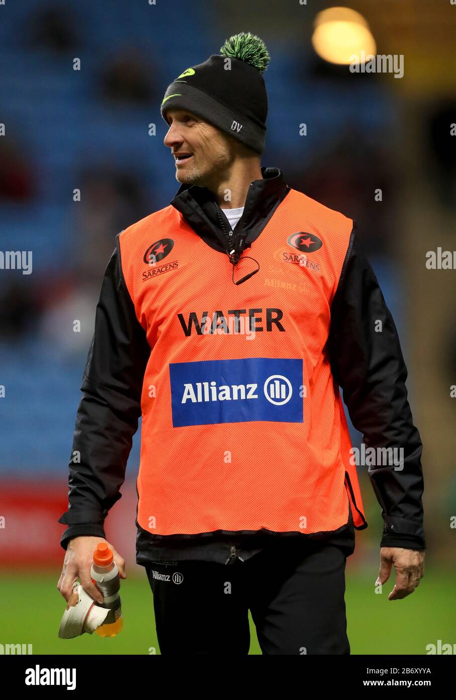 Saracens Coach Dan Vickers Stock Photo - Alamy