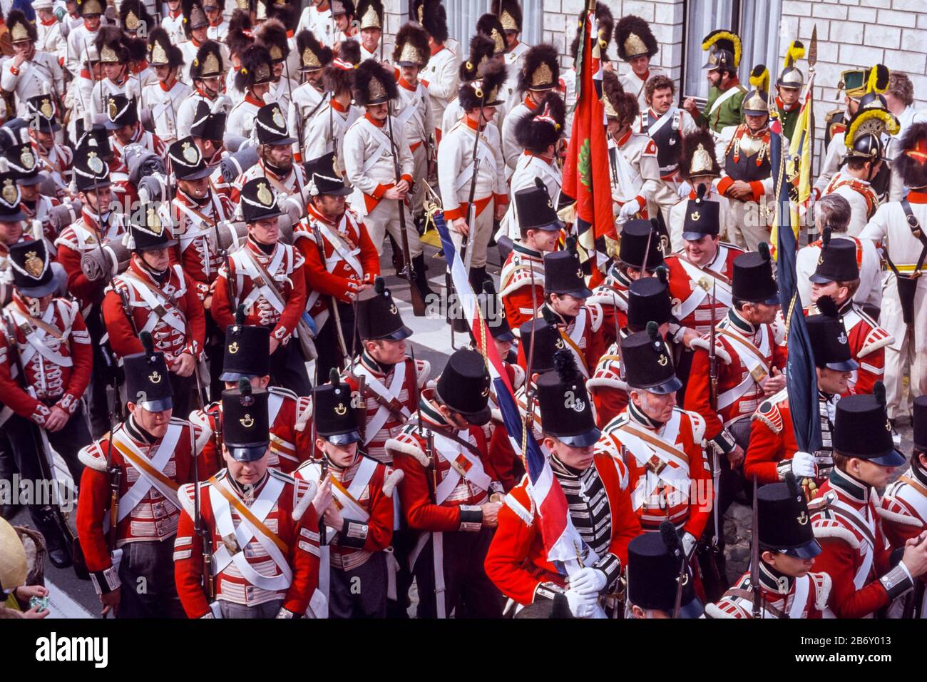 The Battle of Waterloo 175th anniversary re-enactment on June 19th 1990 ...