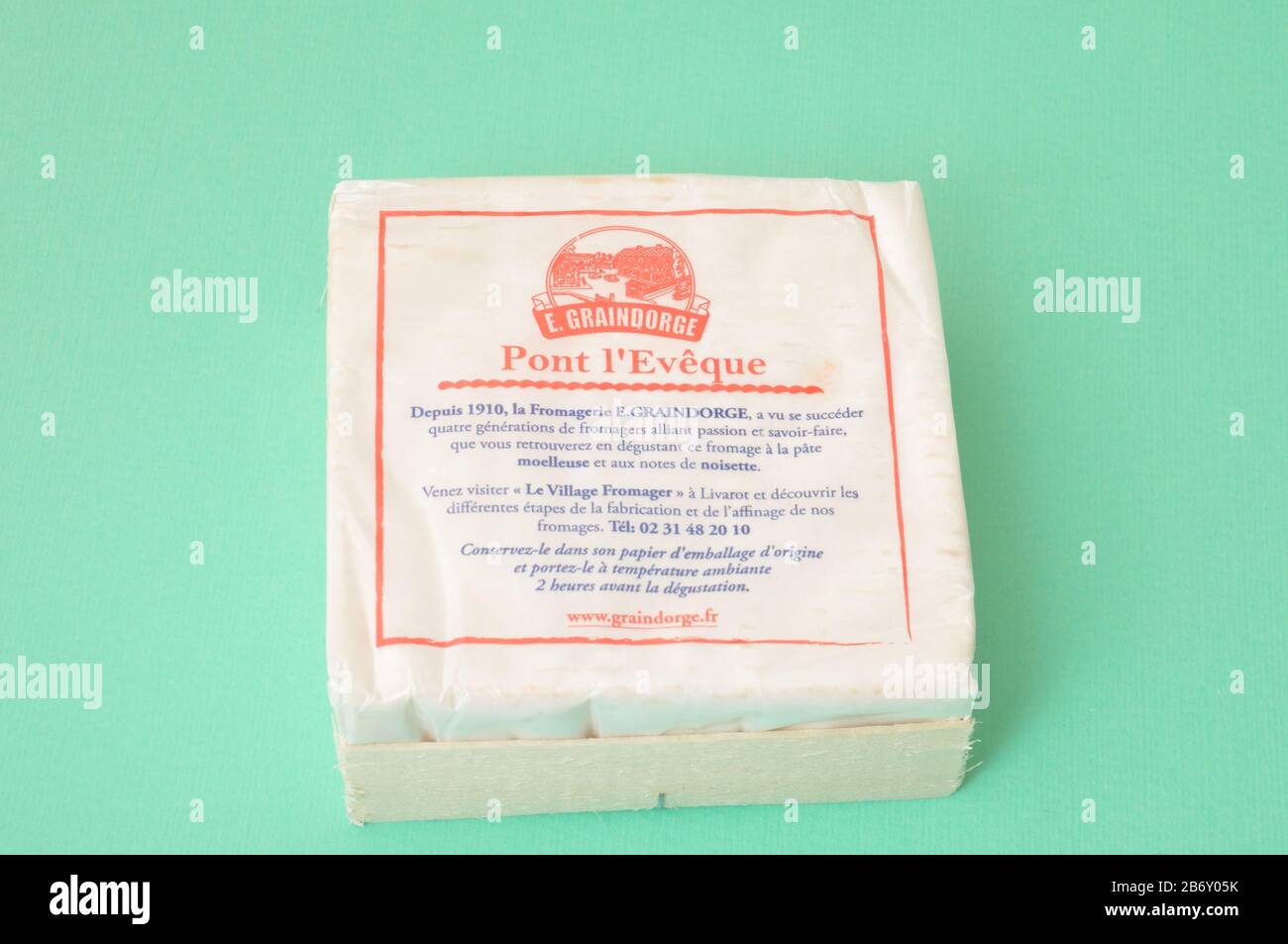 Pont l'Eveque, french cheese Stock Photo - Alamy