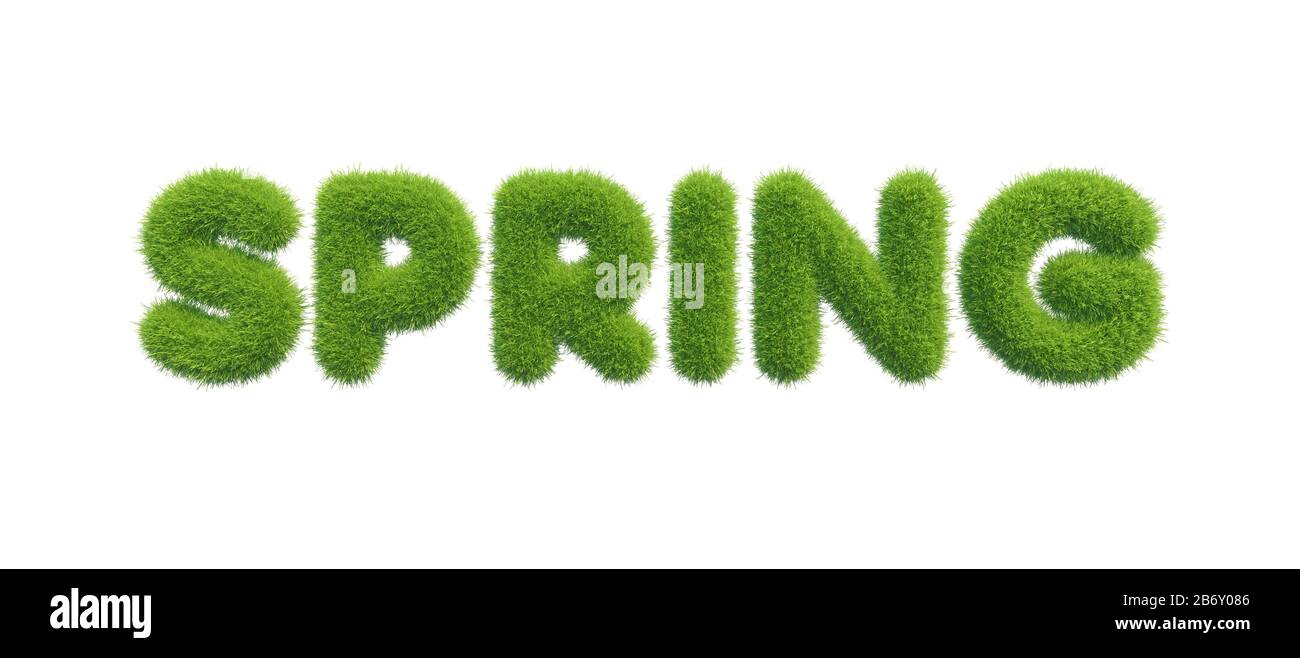 Grass font type hi-res stock photography and images - Alamy