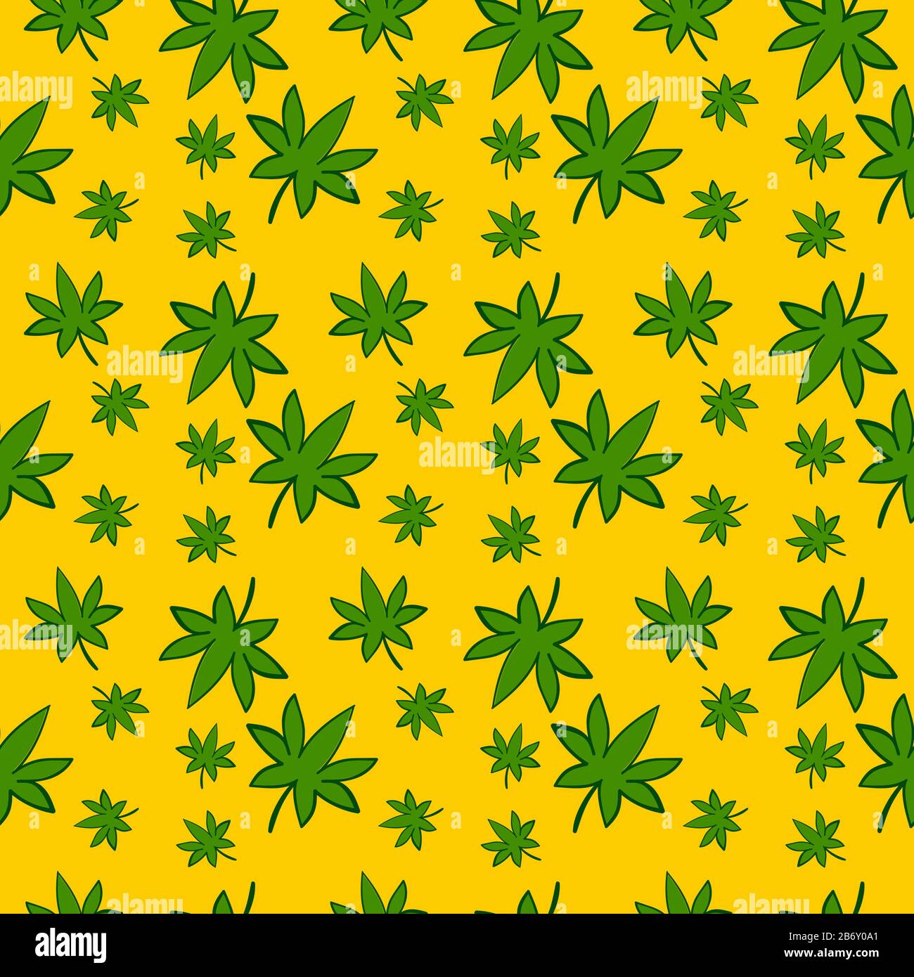 Marijuana wallpaper, illustration, vector on white background Stock ...