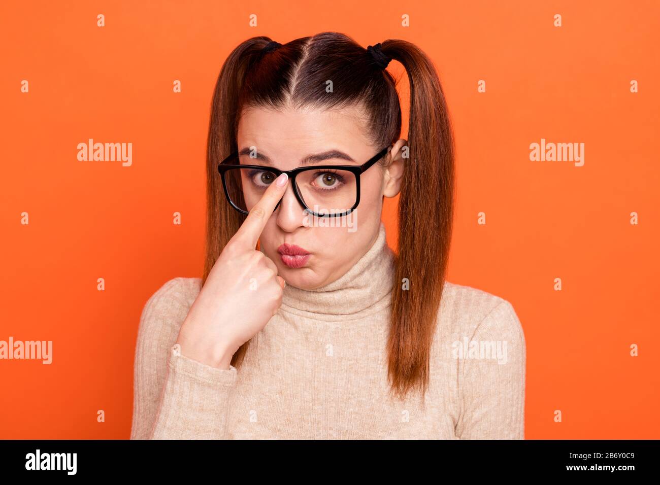 Upset teenager ginger hi-res stock photography and images - Alamy