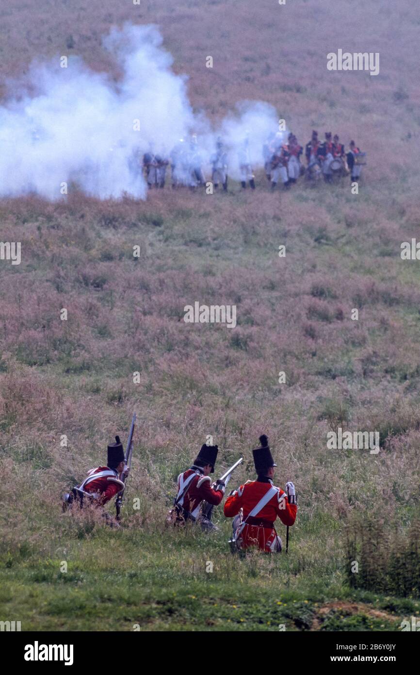 The Battle of Waterloo 175th anniversary re-enactment on June 19th 1990 ...