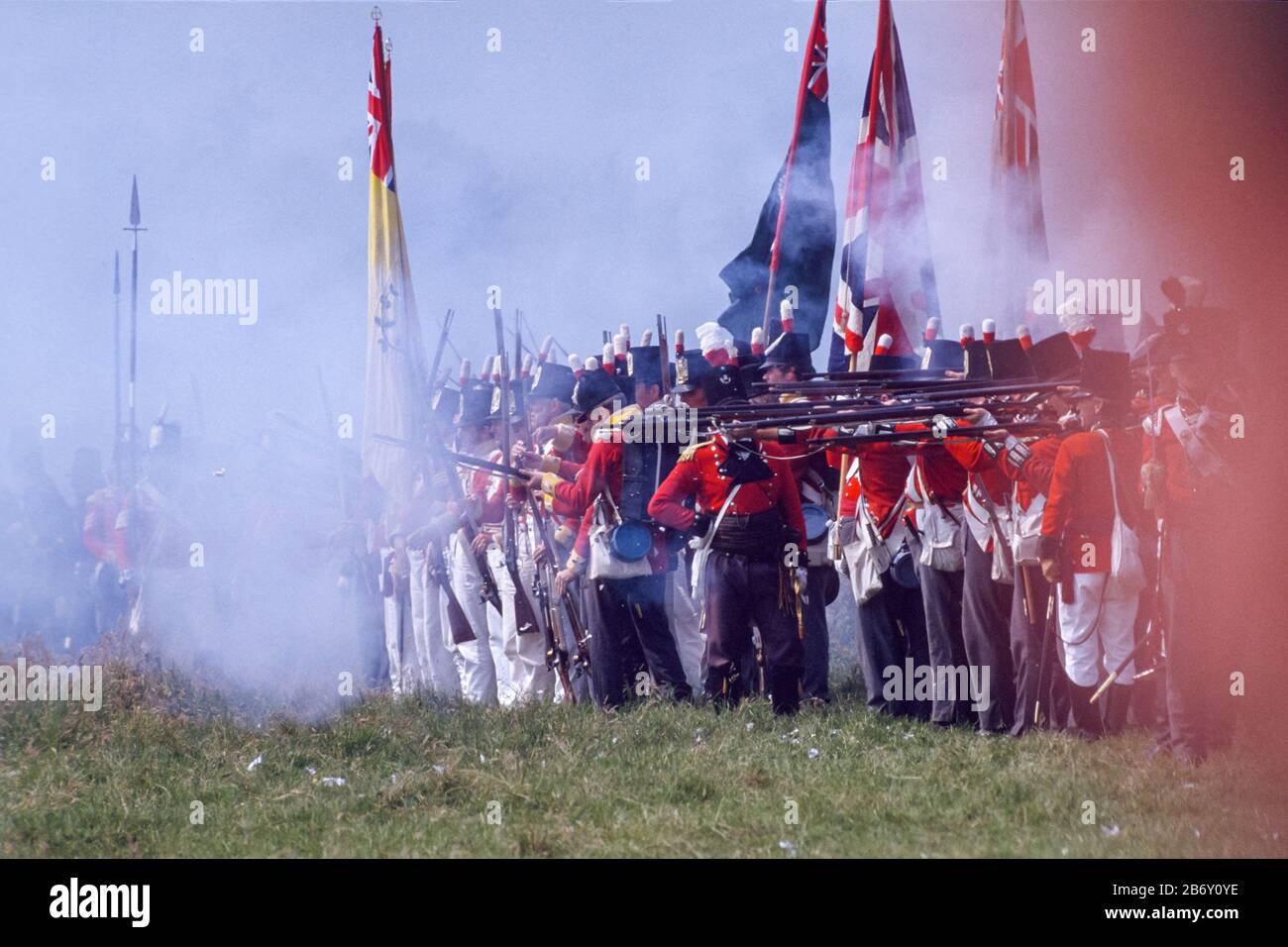 The Battle of Waterloo 175th anniversary re-enactment on June 19th 1990 ...