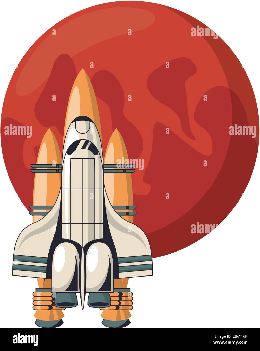 Planet explorer vehicle vector Cut Out Stock Images & Pictures - Alamy