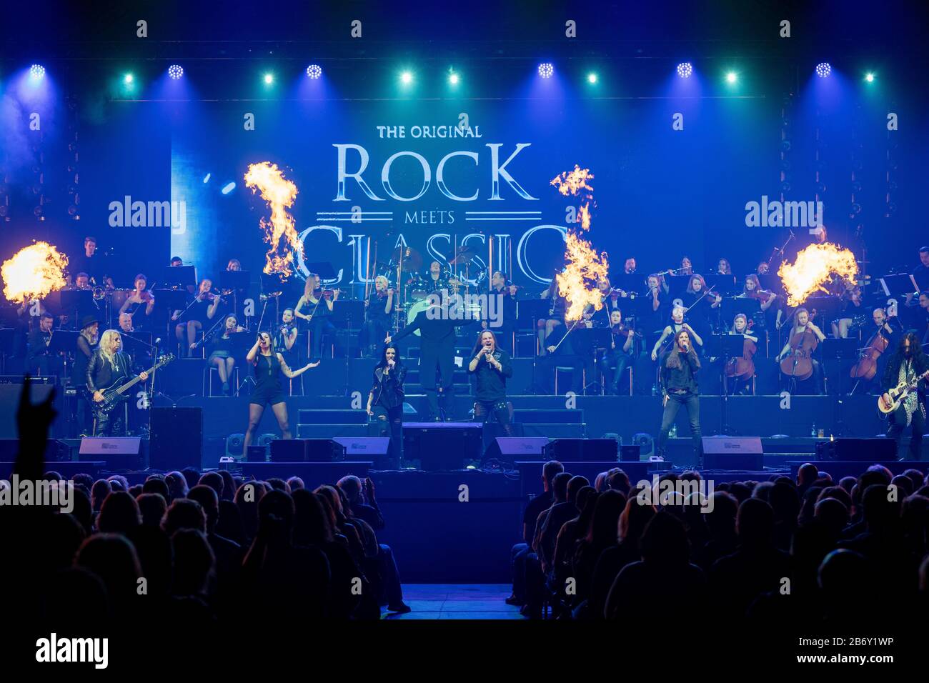 10.03.2020, Die Buhne with the musicians of the Mat Sinner Band live on ...