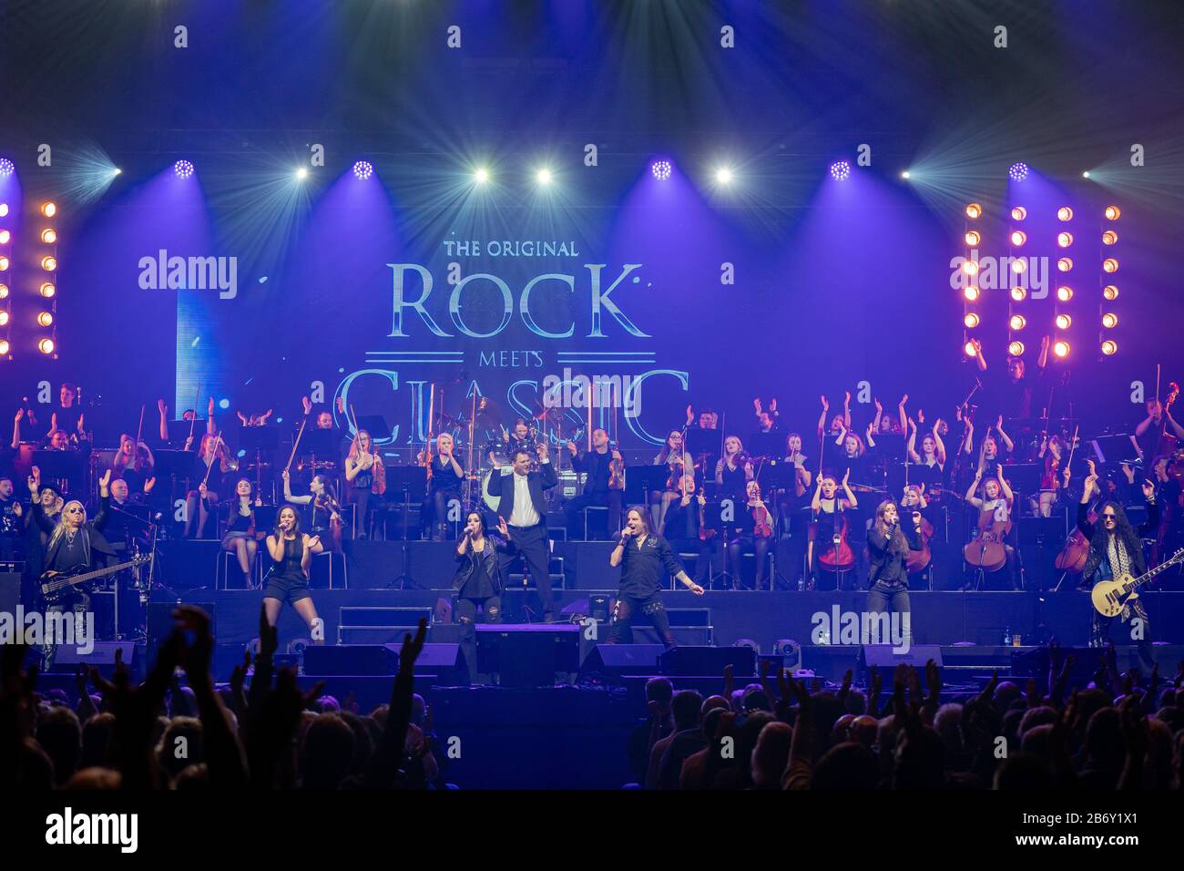 10.03.2020, Die Buhne with the musicians of the Mat Sinner Band live on ...