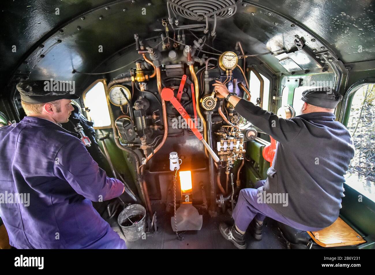 Steam locomotive regulators hi-res stock photography and images - Alamy