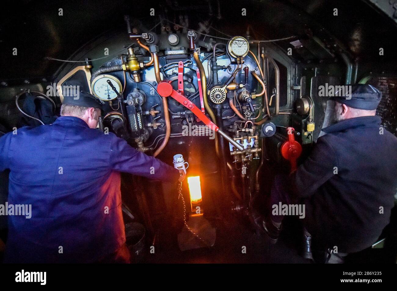 Steam locomotive regulators hi-res stock photography and images - Alamy