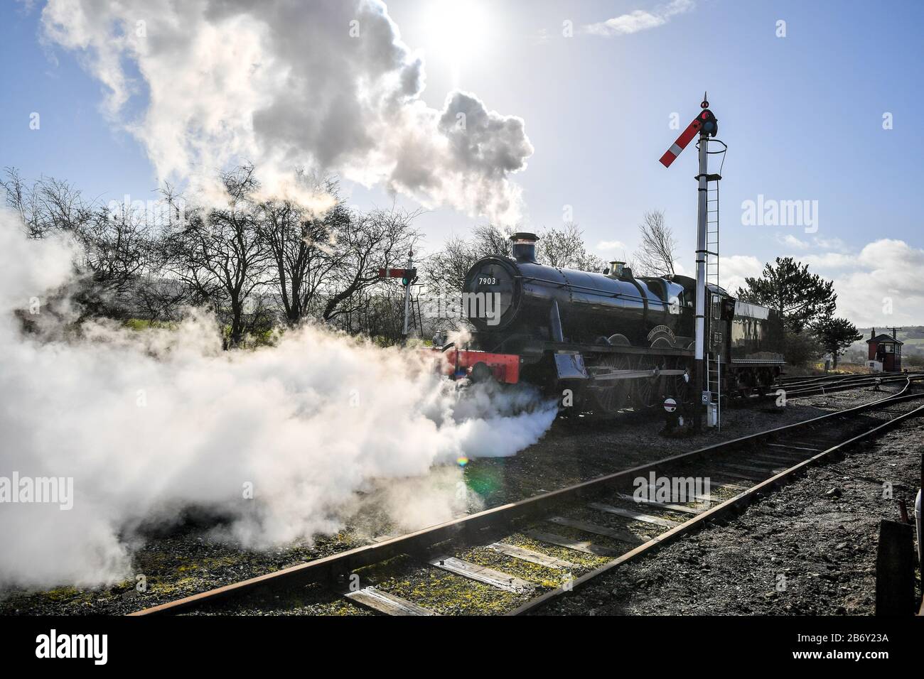 The Great Western Railway Modifield Hall Class 7903 Foremarke Hall ...