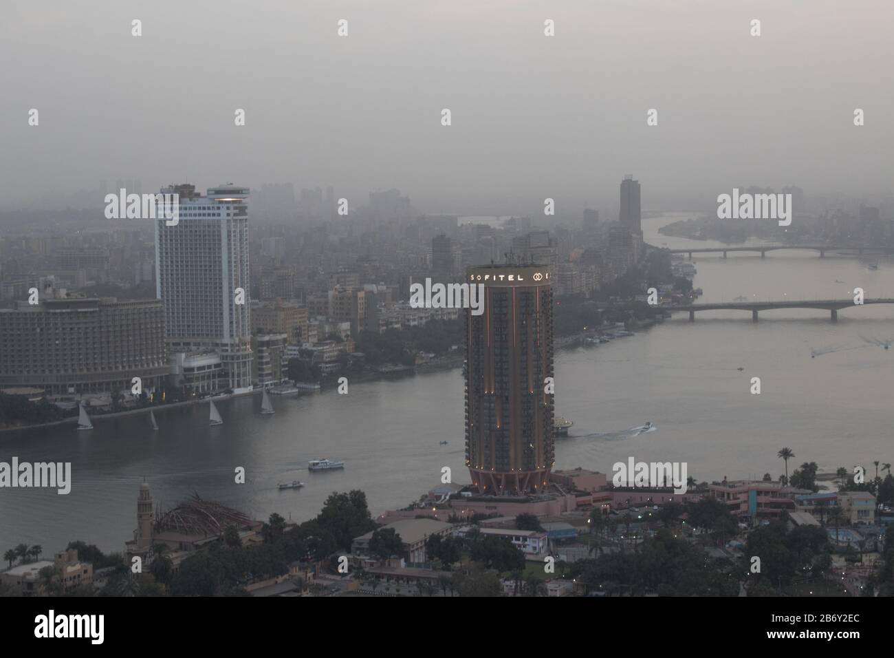 Cairo from Above Stock Photo - Alamy