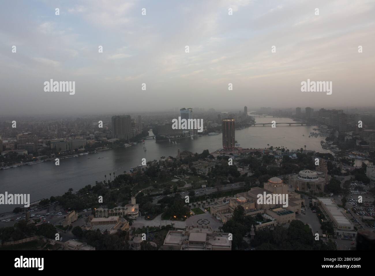 Cairo from Above Stock Photo - Alamy