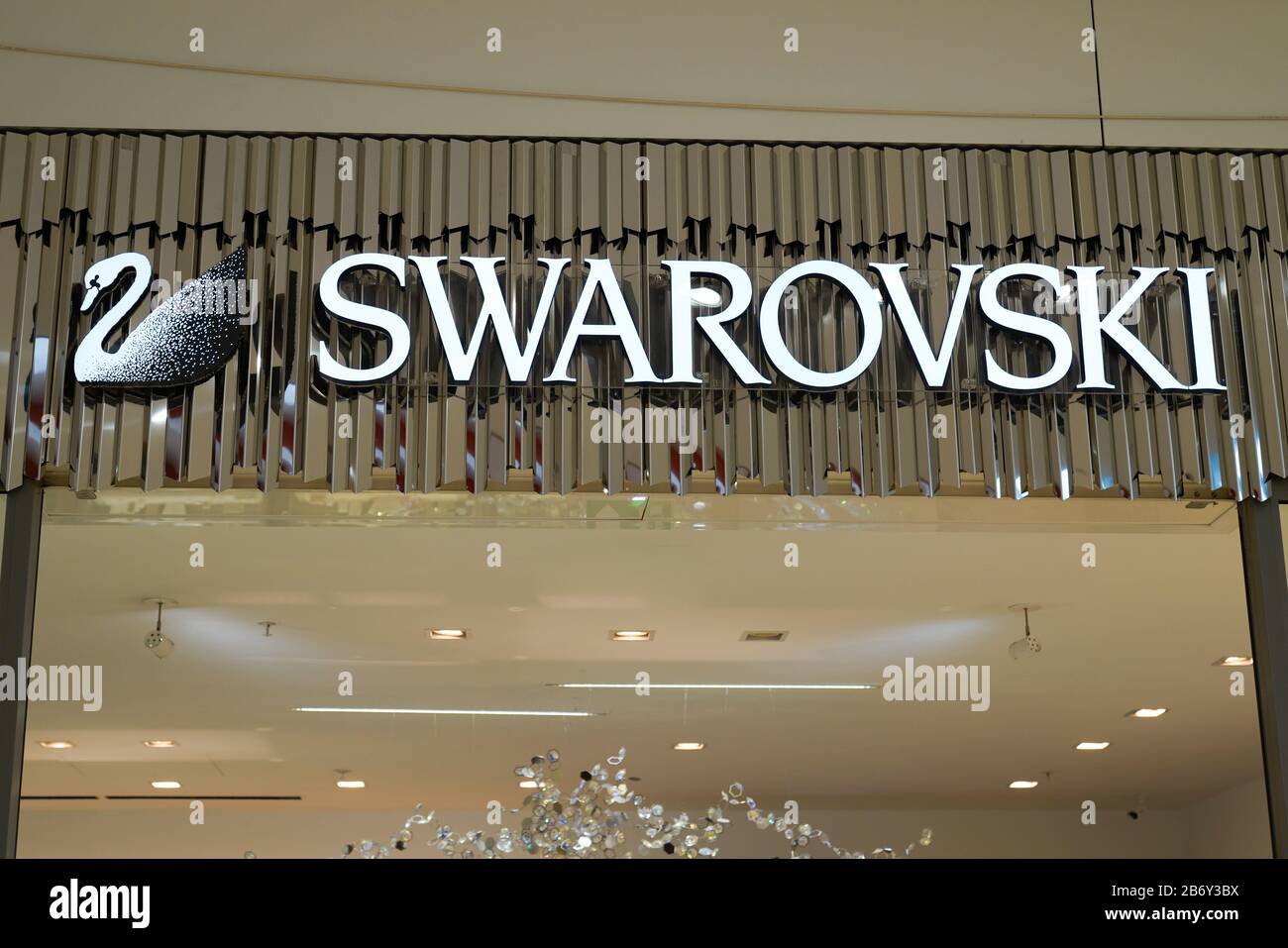 Swarovski sign hi-res stock photography and images - Alamy