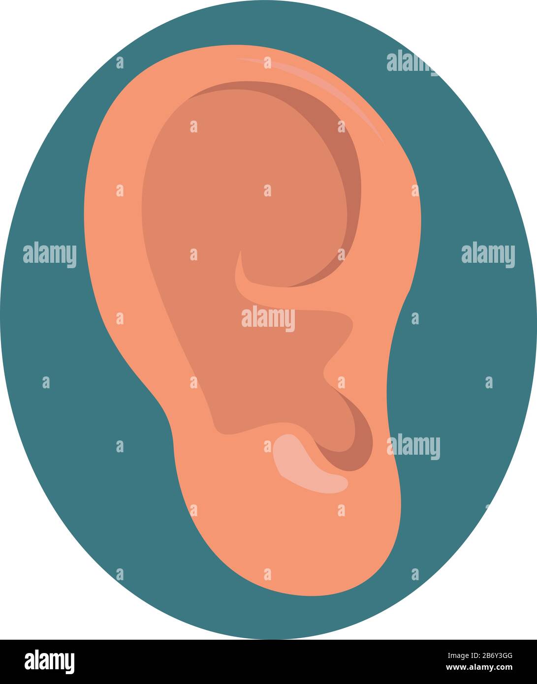 Human ear cartoon Stock Vector Images - Alamy
