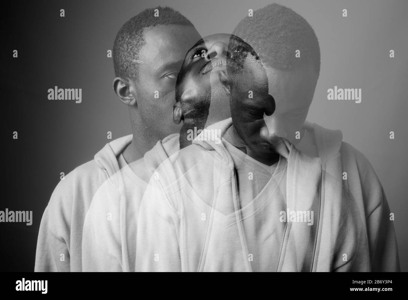 Young abstract background Black and White Stock Photos & Images - Alamy