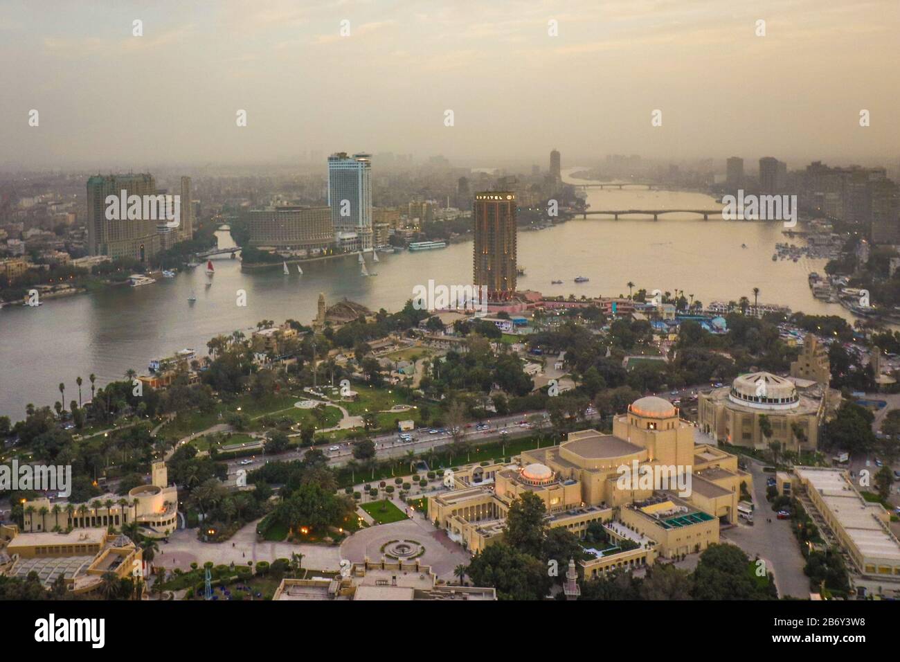 Cairo from Above Stock Photo - Alamy