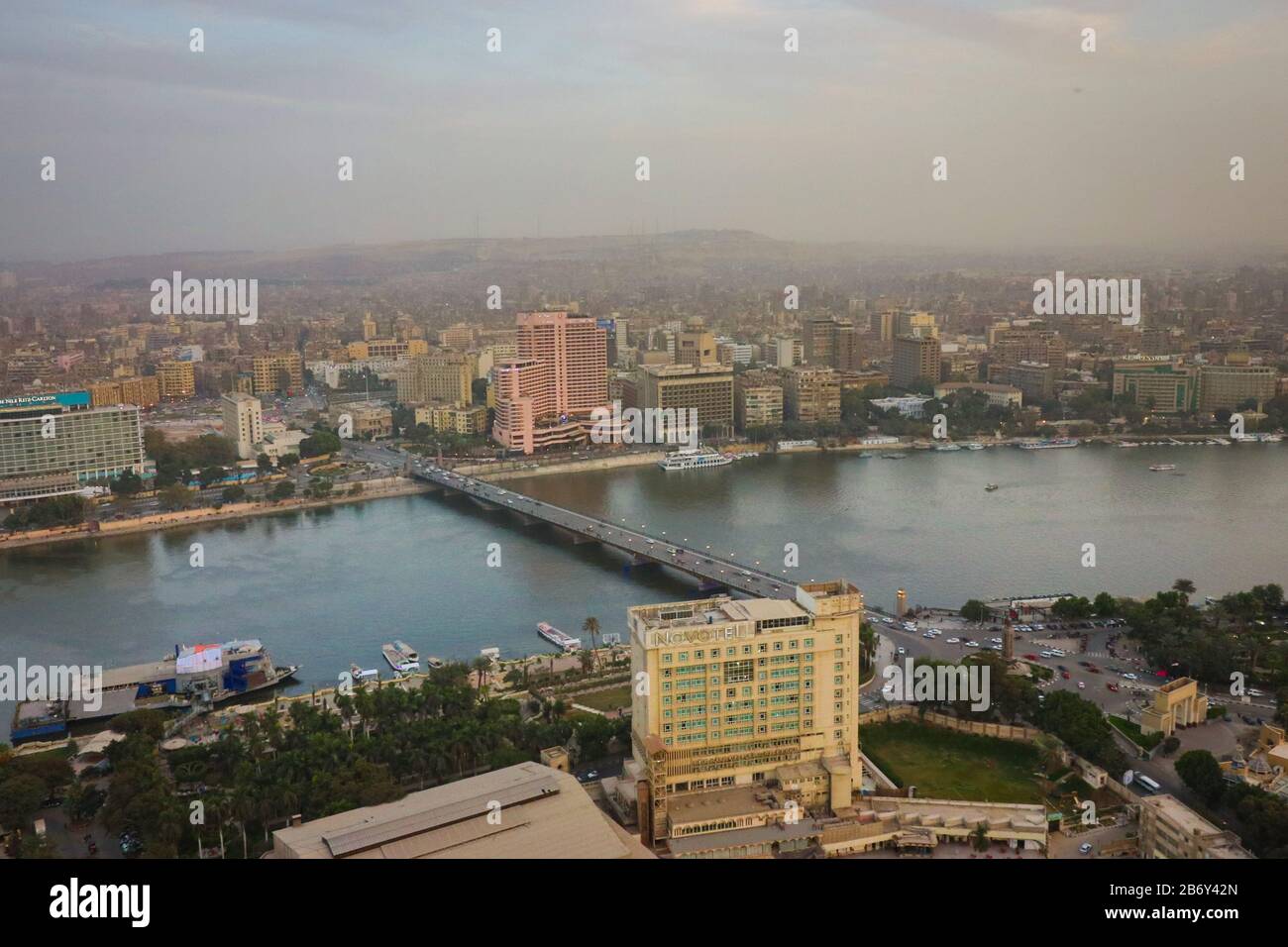 Cairo from Above Stock Photo - Alamy