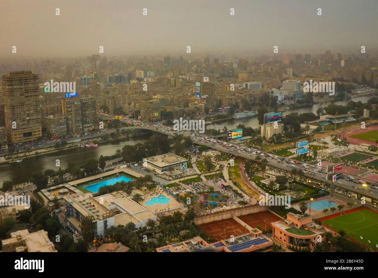 Cairo from Above Stock Photo - Alamy
