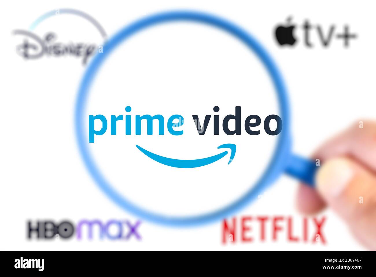 Disney plus netflix logo hi-res stock photography and images - Alamy