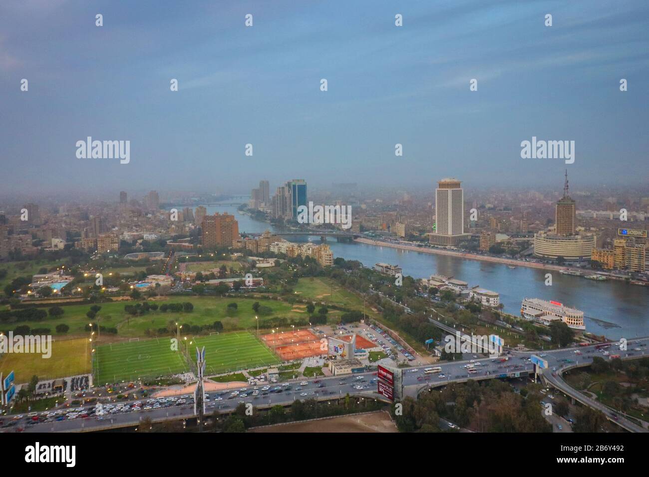 Cairo from Above Stock Photo - Alamy