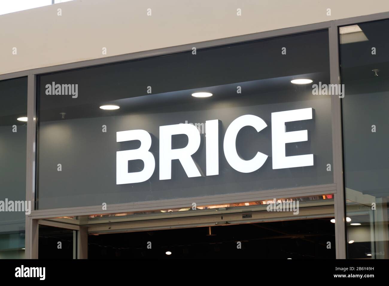 Bordeaux , Aquitaine / France - 02 20 2020 : Brice logo shop sign brand ...
