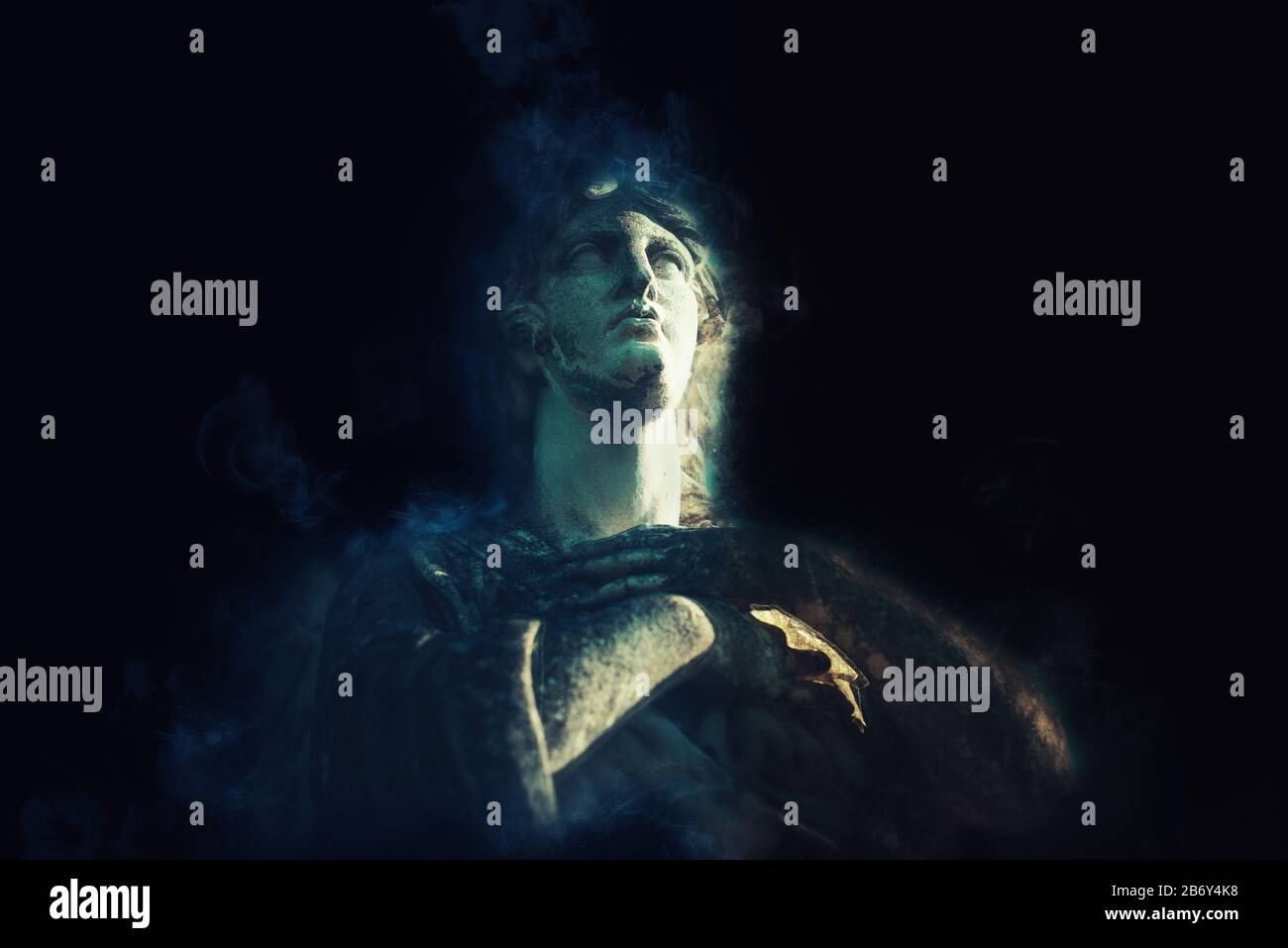 Angel statue. Faith concept. Religion icon Stock Photo - Alamy