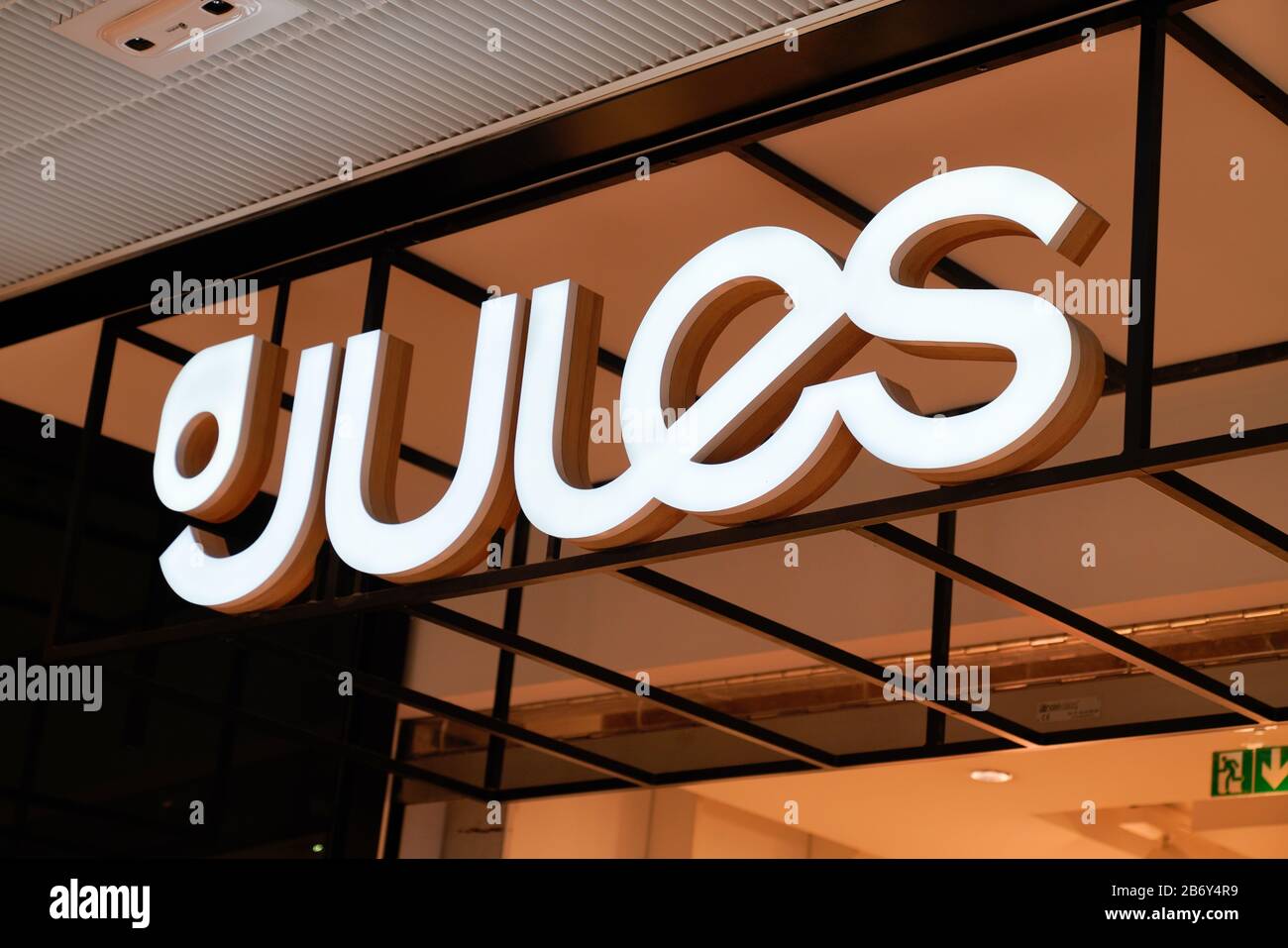 Bordeaux , Aquitaine / France - 09 23 2019 : Jules store front sign ...