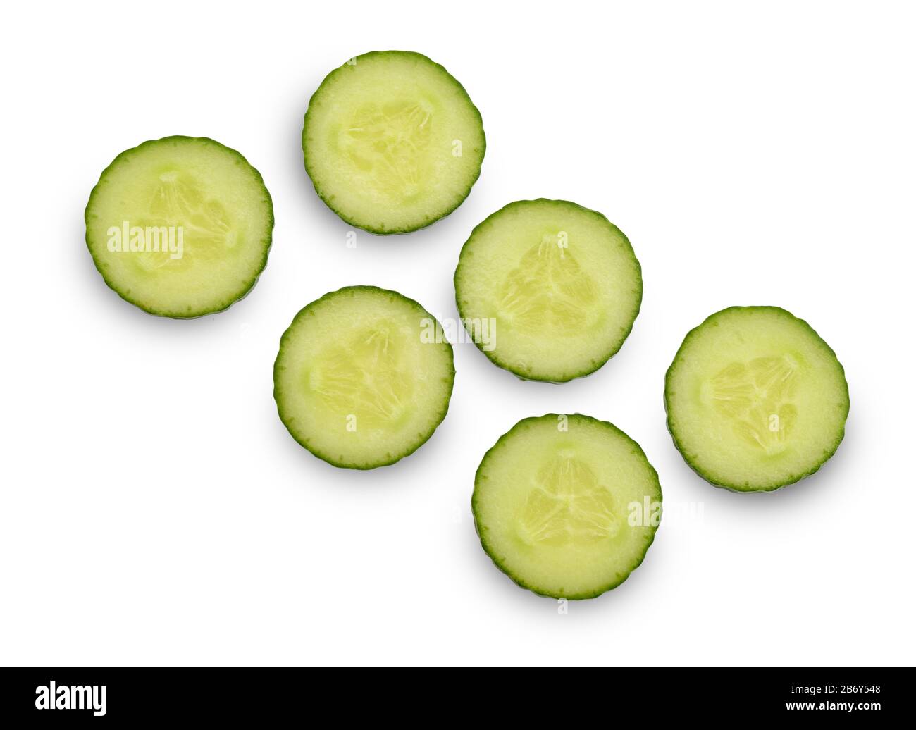 Cucumber circle hi-res stock photography and images - Alamy
