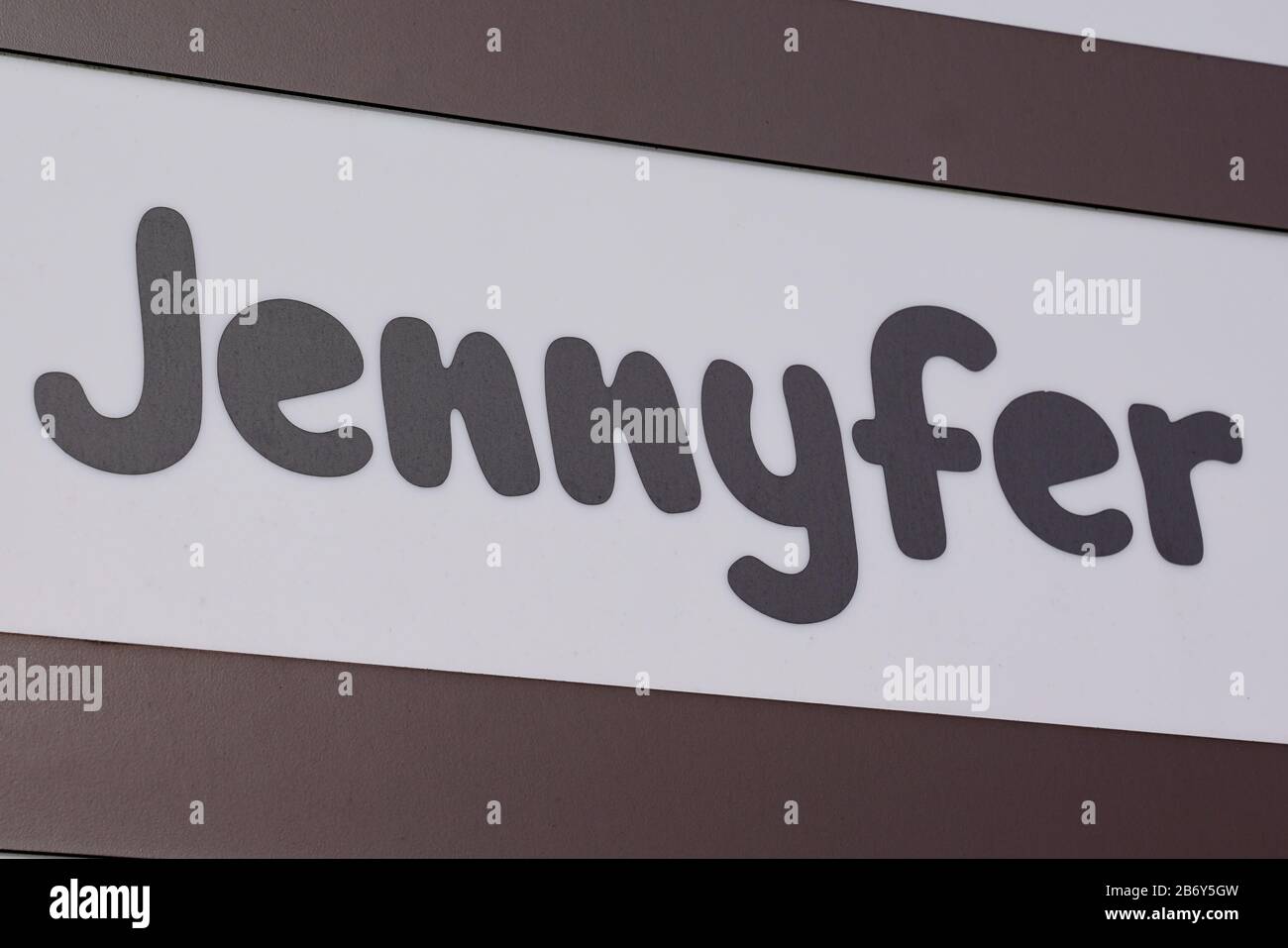 Bordeaux , Aquitaine / France - 11 07 2019 : Jennyfer store sign ...