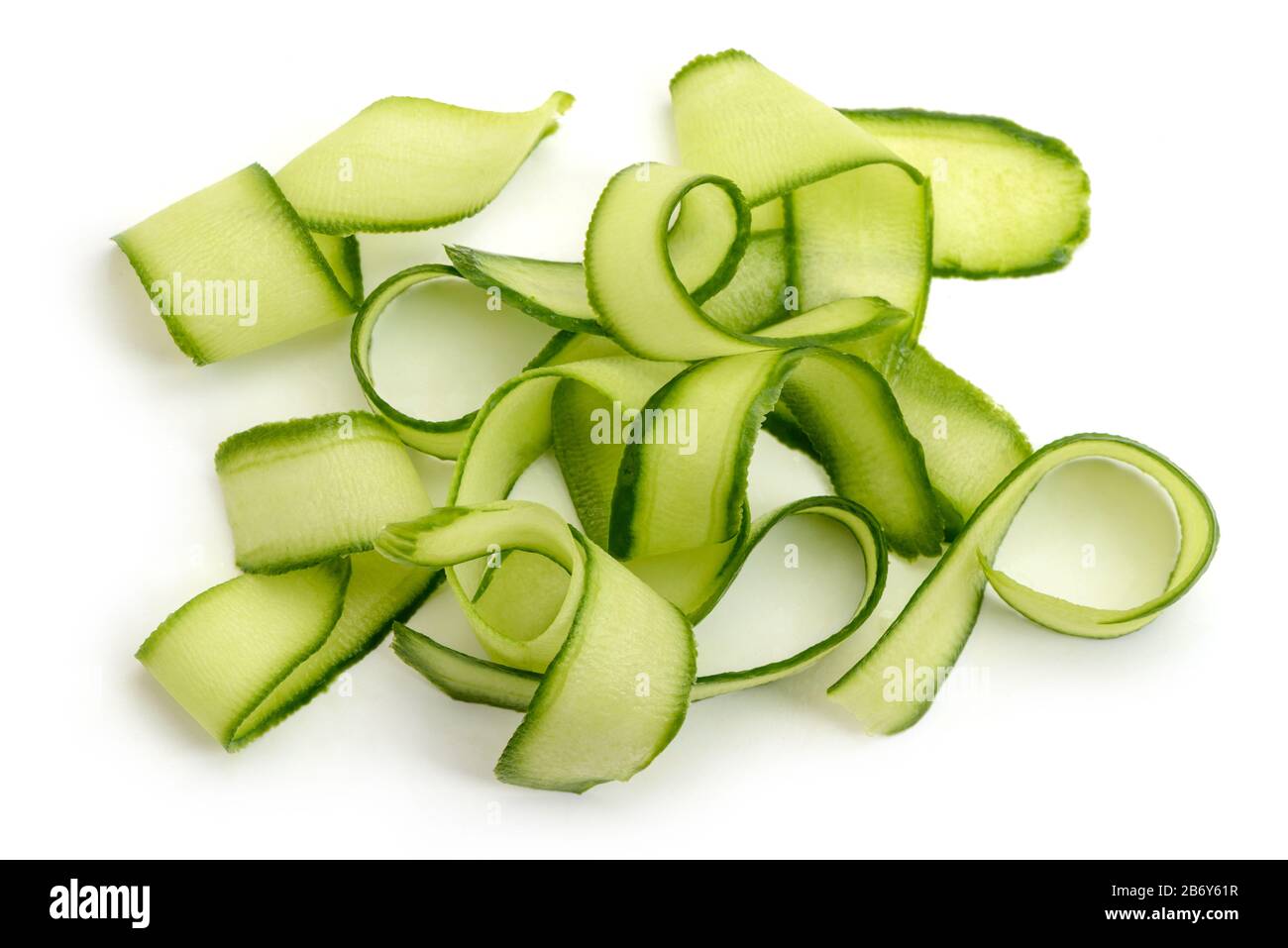 Cucumber ribbon Cut Out Stock Images & Pictures - Alamy