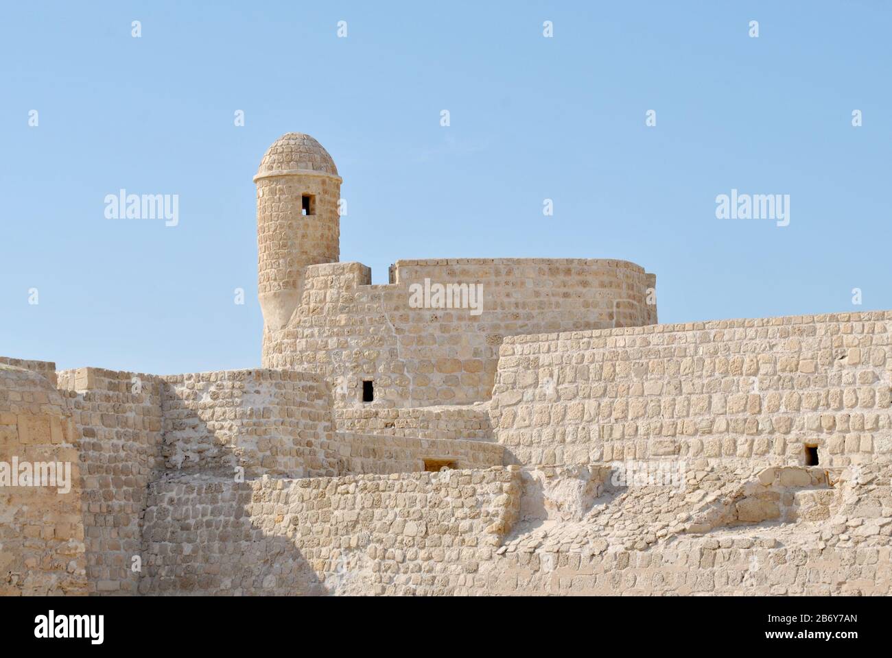 Bahrain National Fort view at Sunny day Stock Photo - Alamy