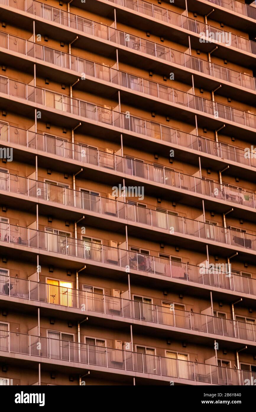 Tokyo high rise apartment bay hi-res stock photography and images - Alamy