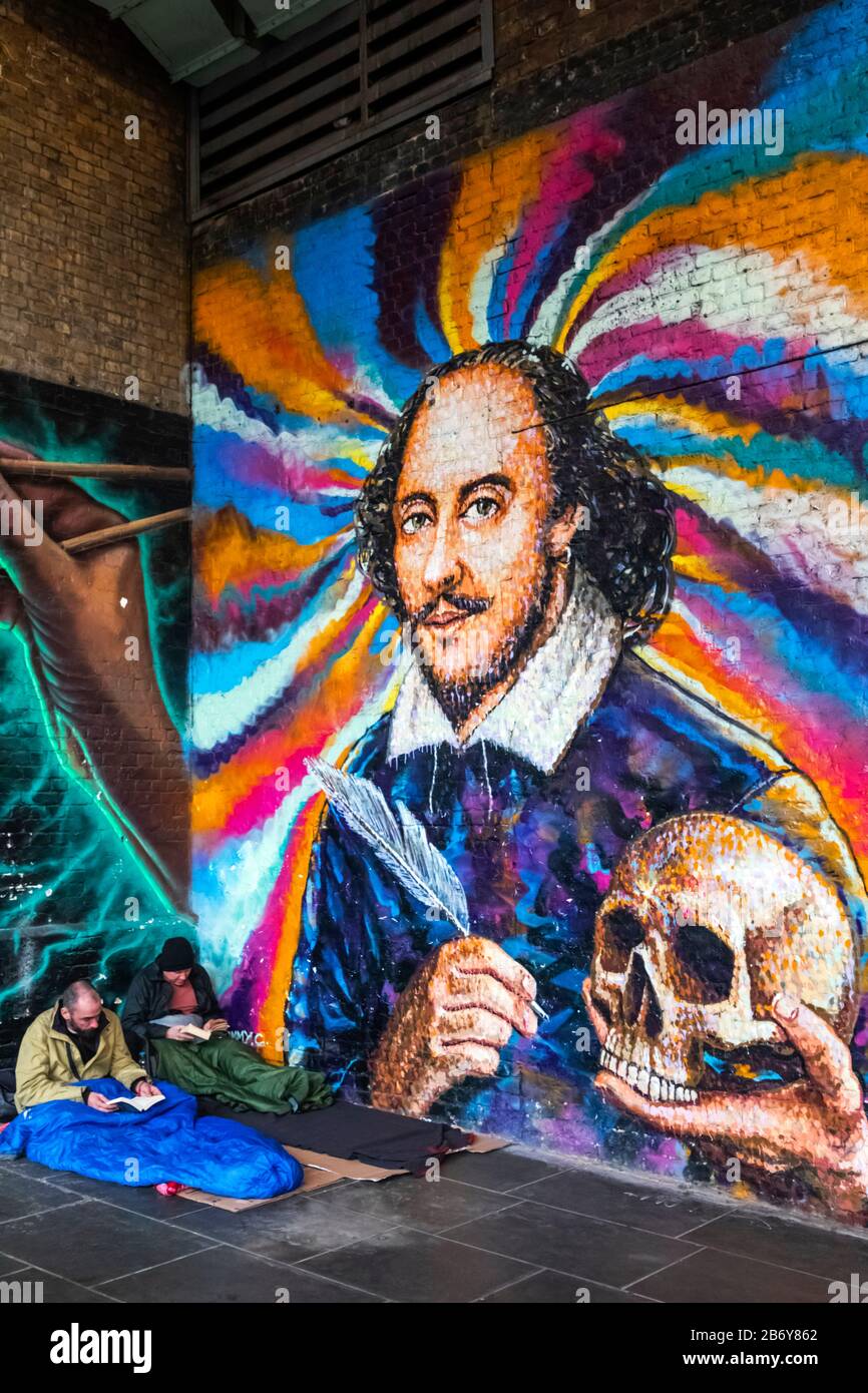Shakespeare wall mural hi-res stock photography and images - Alamy
