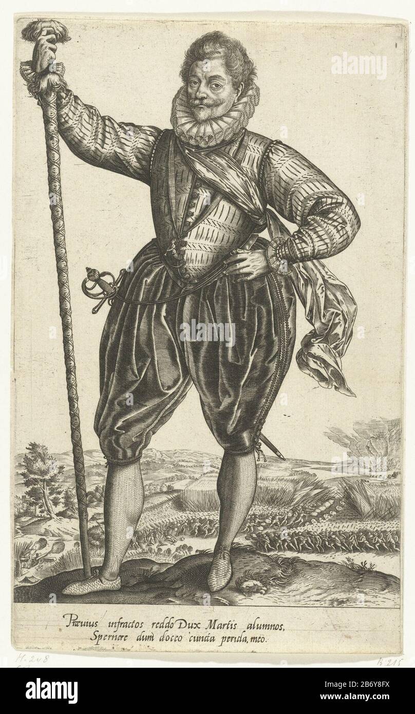 Kapitein van de infanterie Portrait of a man (Where: apparently) a ...