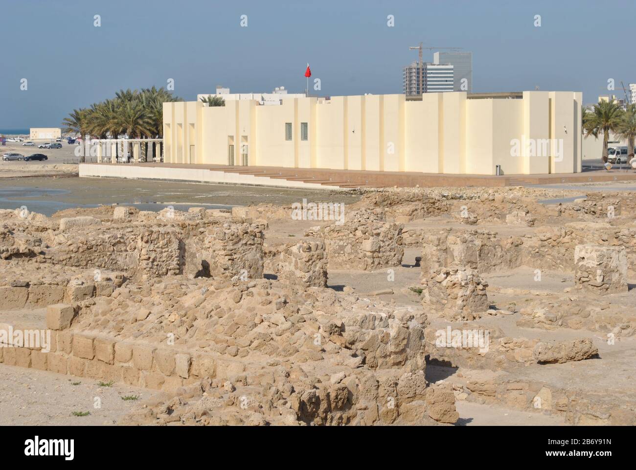 Bahrain National Fort view at Sunny day Stock Photo - Alamy
