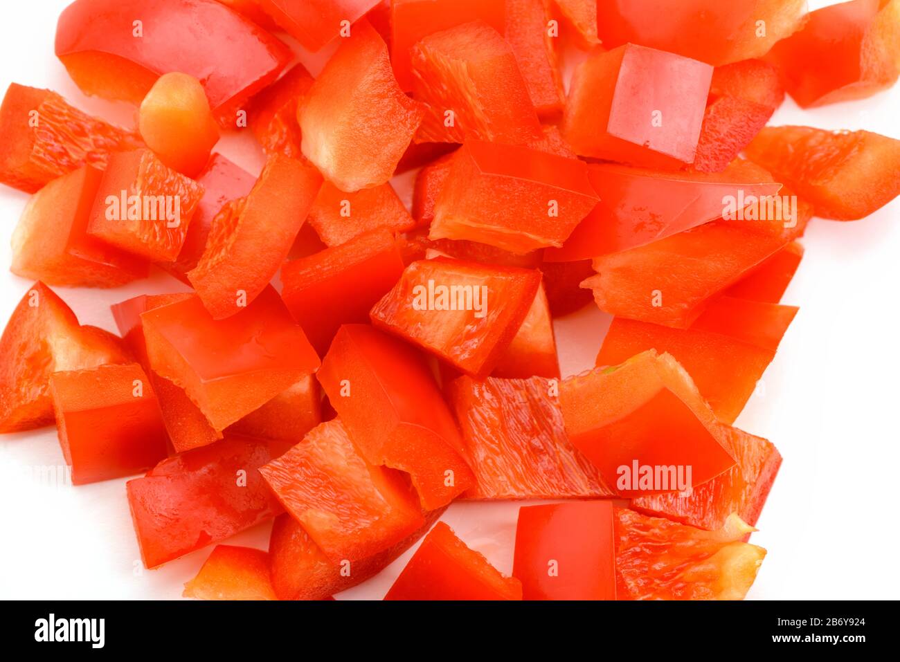 Diced bell pepper hi-res stock photography and images - Alamy