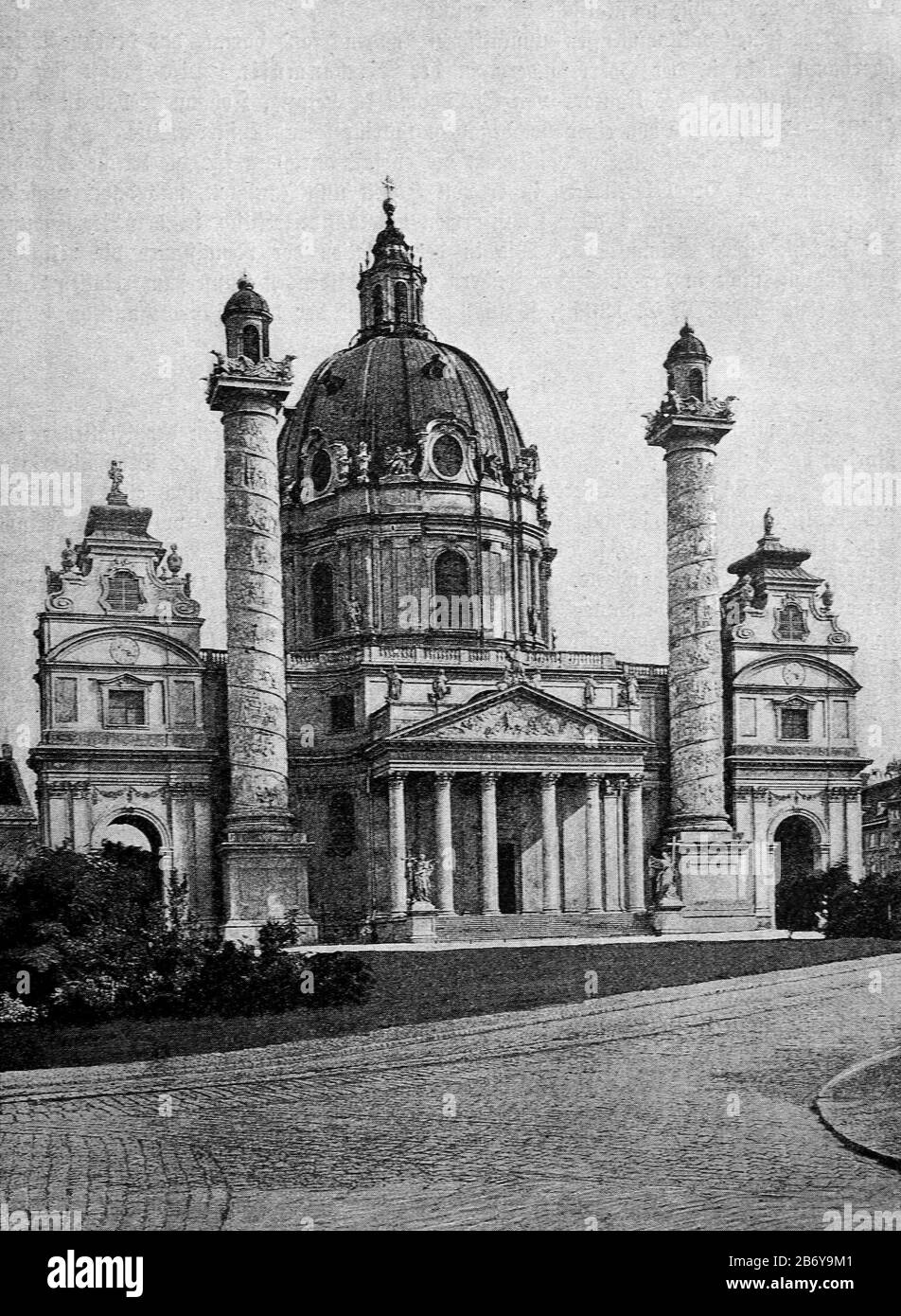 Drawing karlskirche vienna hi-res stock photography and images - Alamy