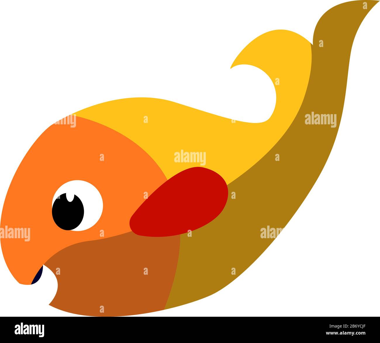 Yellow fish symbol Cut Out Stock Images & Pictures - Alamy