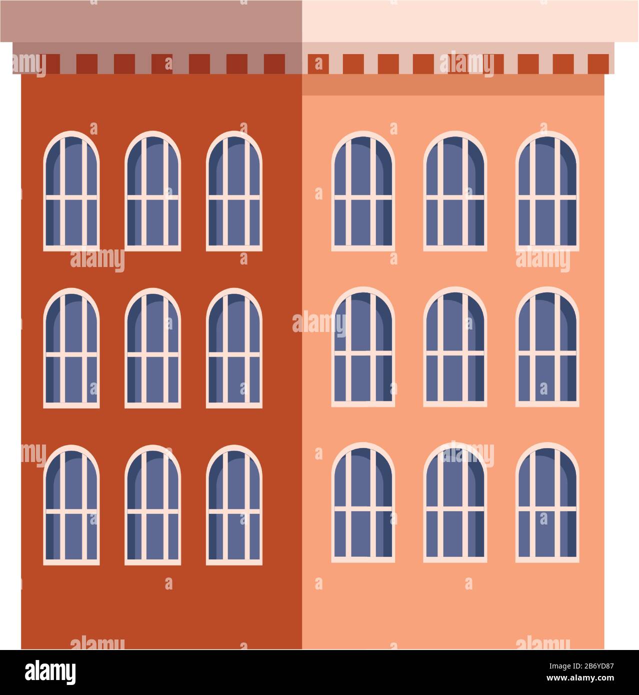 building with windows isolated icon Stock Vector Image & Art - Alamy