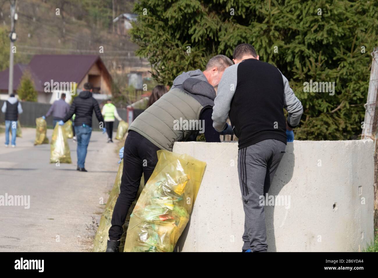 Gathering litter hi-res stock photography and images - Alamy