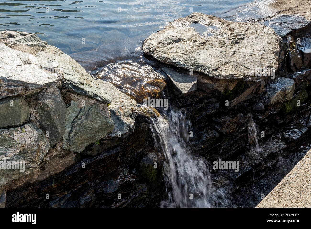 Sunny waterfall hi-res stock photography and images - Alamy