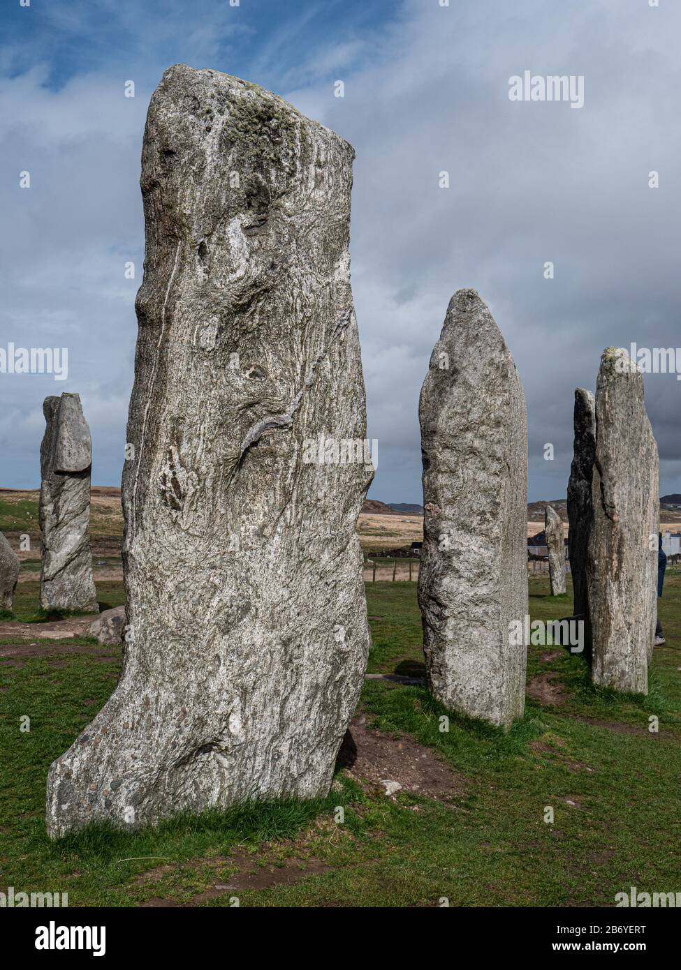 The Callanish Standing Stones and stone circle on The Isle of Lewis ...